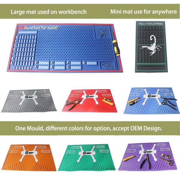 Heat Resistant Anti Static Custom Tool Repair Work Mat Branded ...